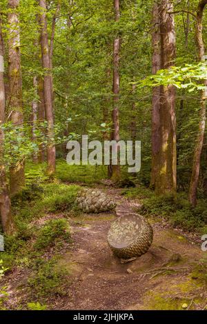 "Cone and Vessel" by Peter Ransdall-Page, Forest of Dean Sculpture ...