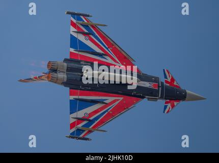 RAF Fairford, Gloucester, UK. 16 July 2022. An Airbus A330 Beluga XL ...