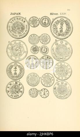 Japanese coins from the book Illustrated encyclopaedia of gold and ...