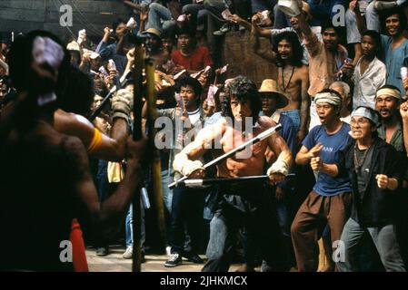RAMBO III (1988) SYLVESTER STALLONE MULLET, VEST, BANDANA RM3 001 Stock ...