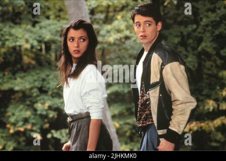 FERRIS BUELLER'S DAY OFF, Mia Sara, Matthew Broderick, Alan Ruck, 1986 ...