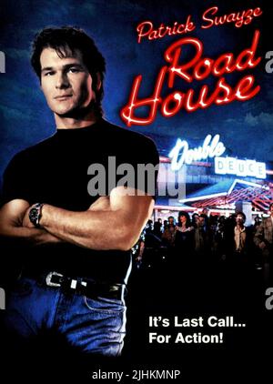 PATRICK SWAYZE POSTER, ROAD HOUSE, 1989 Stock Photo - Alamy