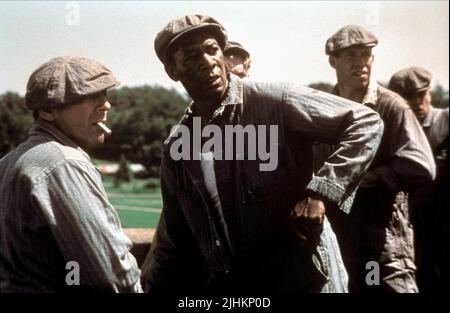 The Shawshank Redemption movie Morgan Freeman & Tim Robbins Stock Photo ...