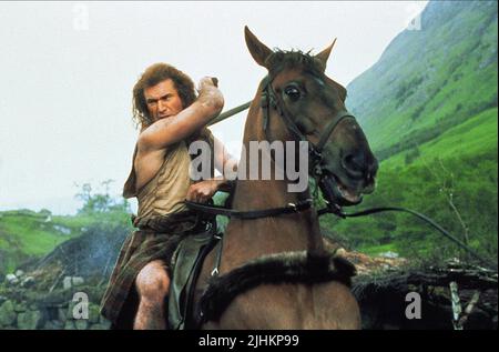 MEL GIBSON, BRAVEHEART, 1995 Stock Photo - Alamy