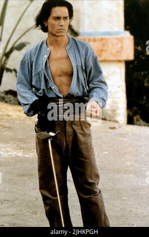 DON JUAN DEMARCO, Johnny Depp, 1995. ©New Line Cinema/courtesy Everett ...