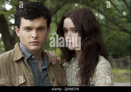 ALDEN EHRENREICH, ALICE ENGLERT, BEAUTIFUL CREATURES, 2013 Stock Photo ...