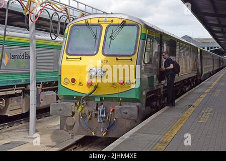 Iarnród Éireann - Irish Railways - train tickets on a rail map showing ...