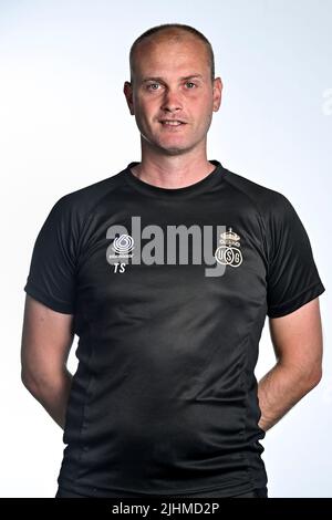Union's assistant coach Tim Smolders poses for the photographer at the ...