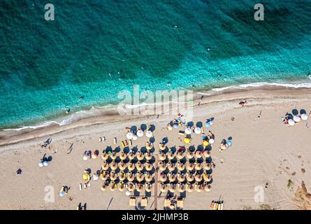 One of the beaches at Koutsoupia village, Municipality of Agia, Larissa ...