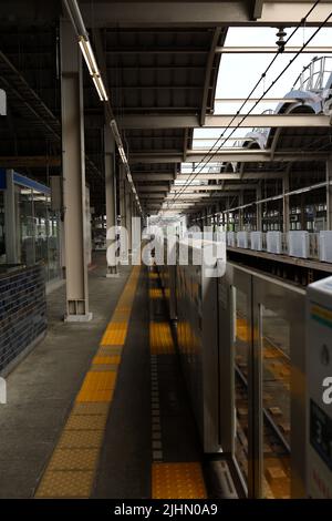 Itabashi-ku, Tokyo Japan, July 2022. Takashimadaira housing complex ...