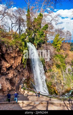 Karanos, the largest among the waterfalls of Edessa, Pella, Macedonia ...