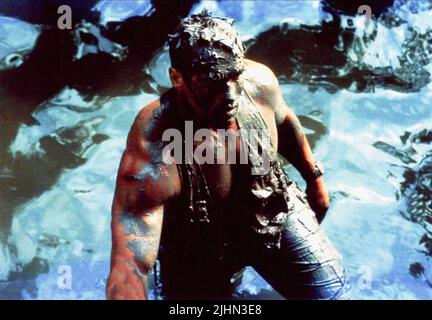PREDATOR 1987 20th Century Fox film with Arnold Schwarzenegger at left ...