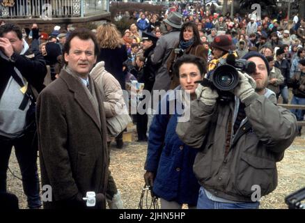 GROUNDHOG DAY, Andie MacDowell, Chris Elliott, Bill Murray, 1993. (c) Columbia Pictures ...