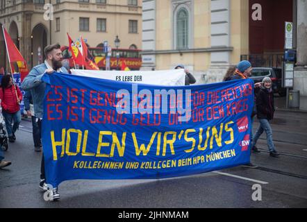 Munich, Germany. 01st May, 2022. On May 1st 2022 more than thousand ...