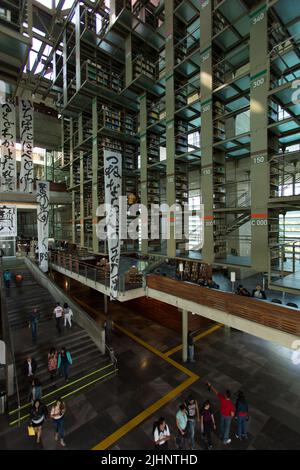 Biblioteca Vasconcelos Library Interior by Alberto Kalach in Mexico ...