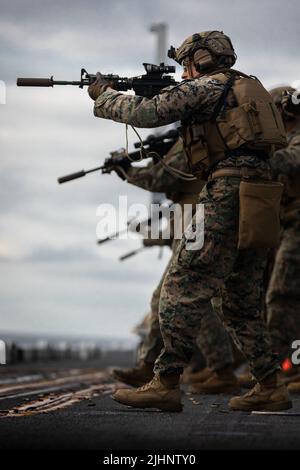 M4 special forces assault rifle in tan color isolated on a white ...