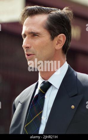 French actor Thierry Lhermitte on the set of the TV film "La tribu des ...