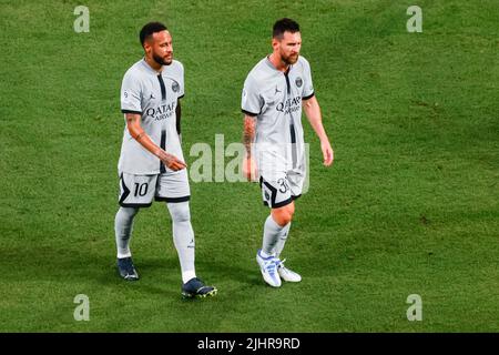 Tokyo, Japan. 20th July, 2022. (L to R) Kei Chinen (Frontale), Lionel ...