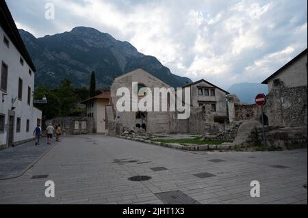 Italy July 2022: view of Venzone village in Fiuli Venezia Giulia Region ...