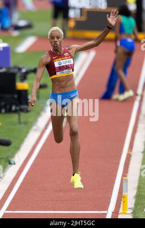Yulimar ROJAS of VEN Final TRIPLE JUMP WOMEN during the World Athletics ...