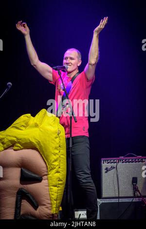 James Bryan McCollum of Canadian pop music duo Prozzak, also known as ...