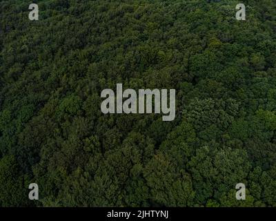 Aerial views over Rhiwbina from Coad Y Wenallt, Cardiff Stock Photo - Alamy
