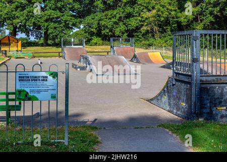 Skatepark in Morton Stanley Park, Redditch, Worcestershire, England ...