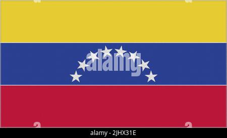 Flag of Venezuela. Fabric texture of the flag of Venezuela Stock Photo ...