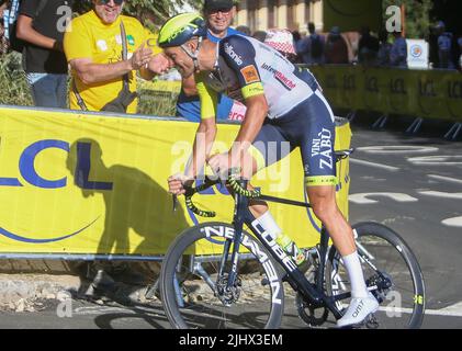 PETIT Adrien of Intermarché - Wanty - Gobert Matériauxduring the Tour ...