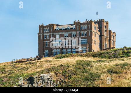Camelot Castle Hotel, Tintagel, North Cornwall, England, Europe Stock ...