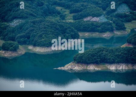 Cheongpung Lake near Jecheon city in Chungcheongbukdo province in South ...