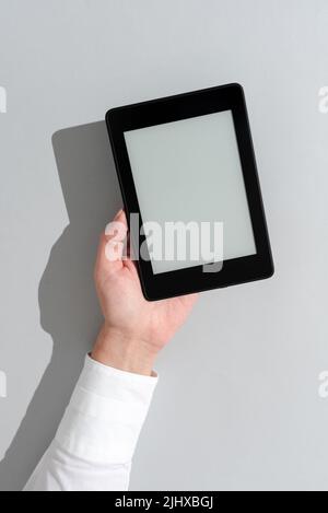 Tablet Screen With Important Ideas On It And Note Sticked On It On Desk ...