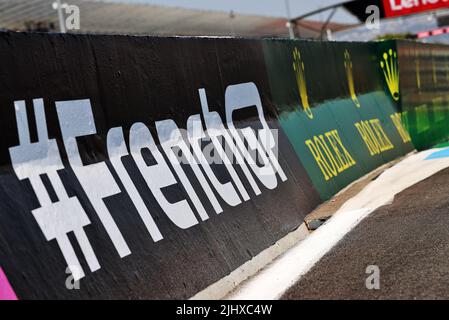 Le Castellet, France. 21st July, 2022. Ferrari F1-75 front wing, F1 ...