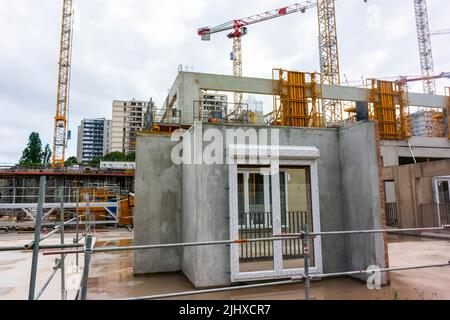 Bobigny, France, Reconstruction City Center, Paris Suburbs, Seine-Saint ...