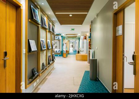 Bobigny, France, French Public Hospital, Avicenne, Hallway to ...