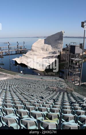 Austria,Bregenz. The largest sea stage theater in the world. Opera ...