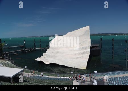 Austria,Bregenz. The largest sea stage theater in the world. Opera ...
