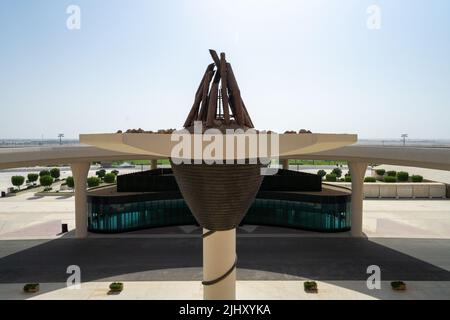 The VVIP entrance Inside Al Bayt stadium in Al Khor, Qatar, one of the ...