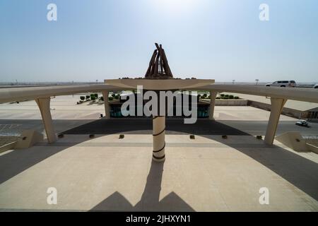 The VVIP entrance Inside Al Bayt stadium in Al Khor, Qatar, one of the ...