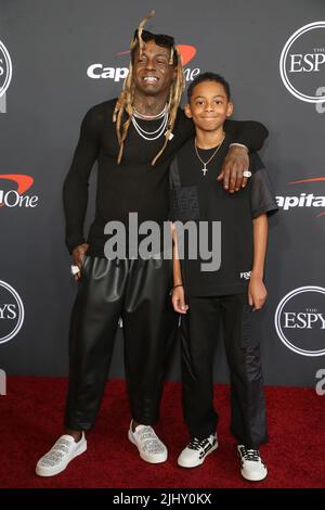Hollywood, California - Lil Wayne, Kameron Carter, 2022 ESPYs held at ...