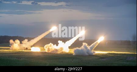 Fort Ripley, United States. 19 July, 2022. U.S. Army National Guard ...