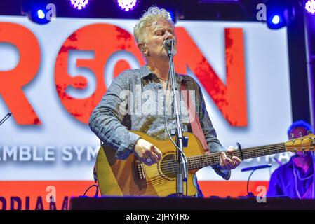 July 20, 2022, Italy: Ron (Rosalino Cellamare) during the concert of Ã ...