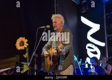 July 20, 2022, Italy: Ron (Rosalino Cellamare) during the concert of Ã ...