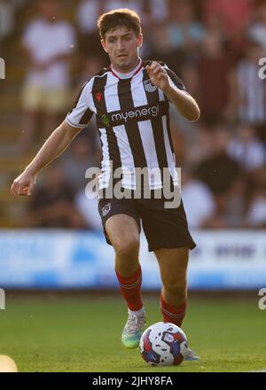 Cleethorpes, England, 19th July 2022. Shaun Pearson of Grimsby Town ...