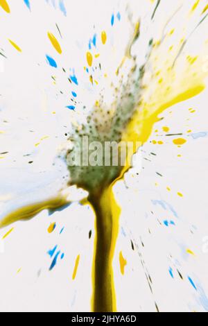 Abstract image of colorful spatters Stock Photo - Alamy