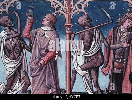 medieval art depicting death Stock Photo - Alamy