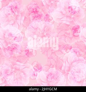 Seamless carnation flower photograph collage repeat. Feminine pretty ...
