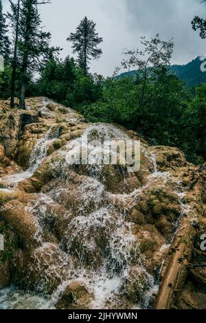 A view to scenic Aba Mountain, Sichuan Stock Photo - Alamy