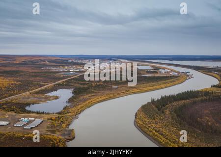 Mackenzie Highway in Northwest Territories, Canada Stock Photo - Alamy