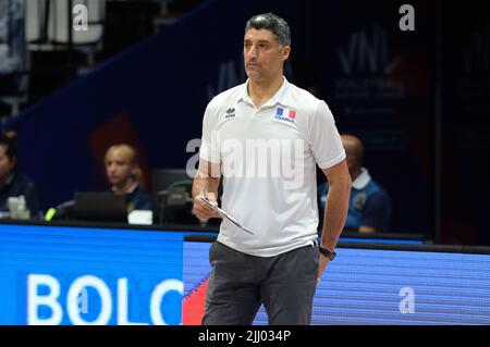 GIANI Andrea ( coach France ), Volleyball, Men's Semifinals between ...